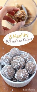 15 Healthy Ball and Bite Recipes - Diary of an ExSloth