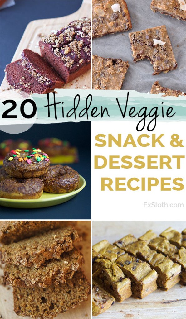 20 Healthy Hidden Veggie Snacks & Desserts - Diary of an ExSloth